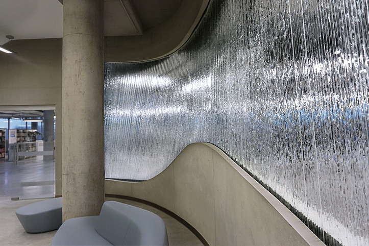 Architectural layered glass wall Motus | ernestvitin