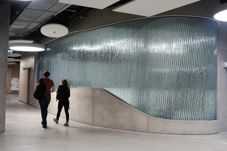 Architectural layered glass wall Motus | ernestvitin