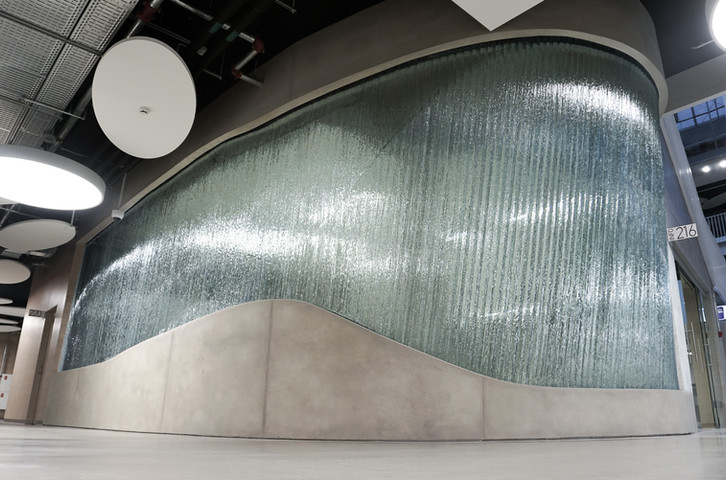 Architectural layered glass wall Motus | ernestvitin