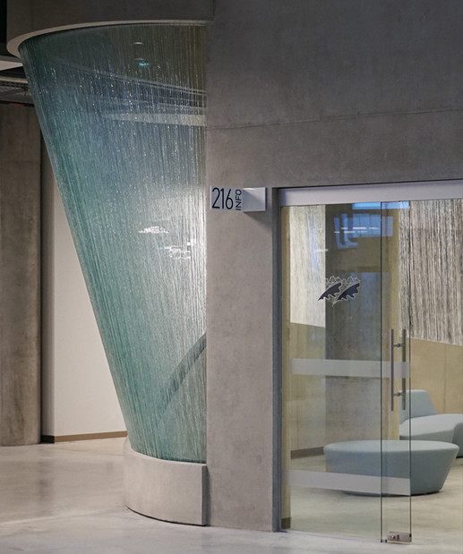 Architectural layered glass wall Motus | ernestvitin