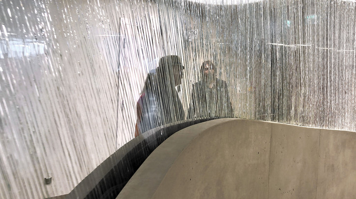 Architectural layered glass wall Motus | ernestvitin