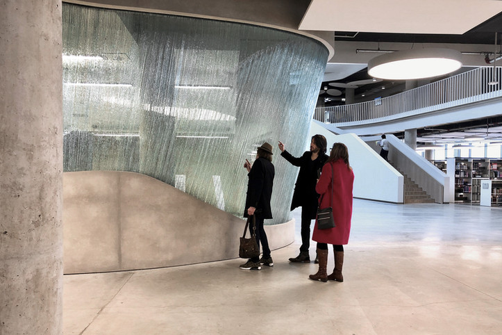 Architectural layered glass wall Motus | ernestvitin