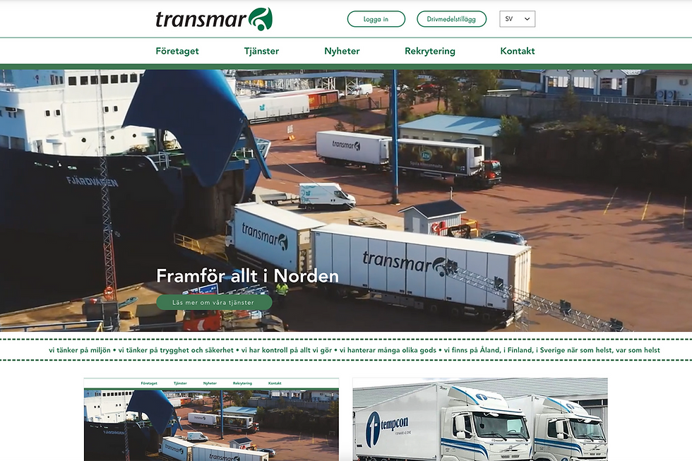 Transmar on uusinut verkkosivunsa