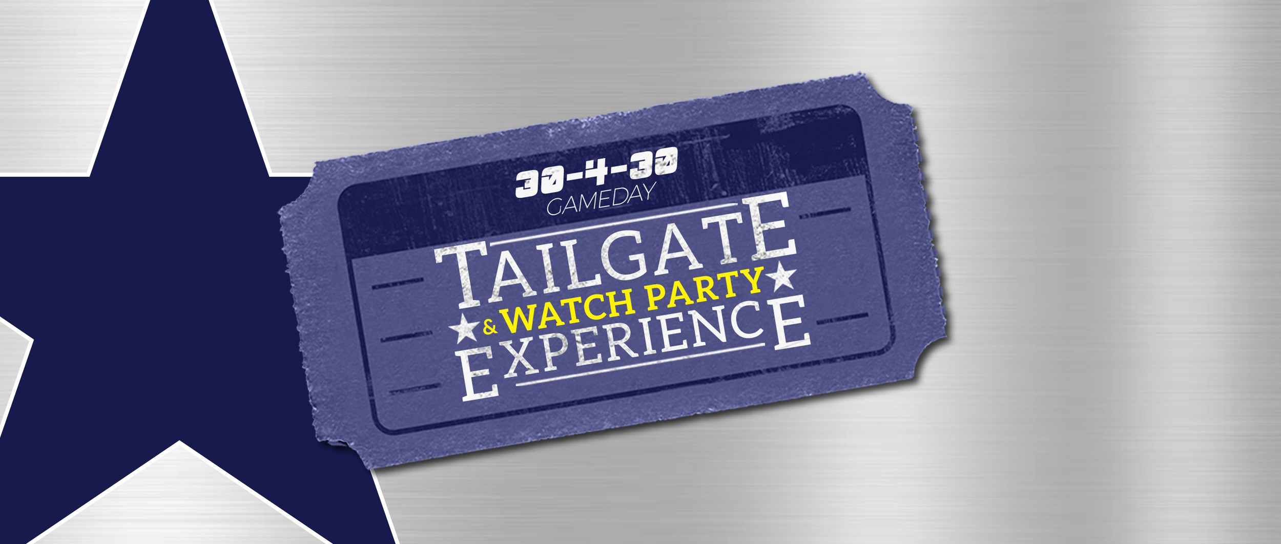 Dallas Cowboys Tailgate Watch Party Experience