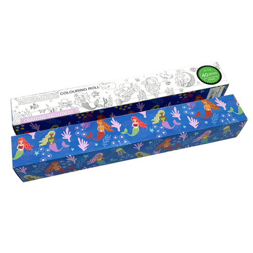 Mermaid Colouring Roll | Studio PSD