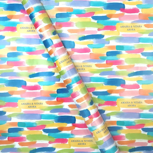 Color Burst Personalised Wrapping Paper (Set of 30) | Studio PSD