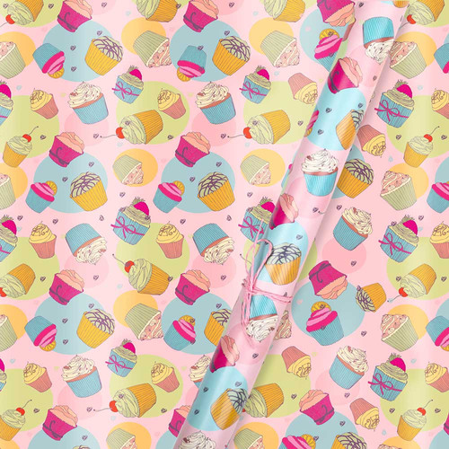 Cupcake Wrapping Paper (Set of 5) | Studio PSD