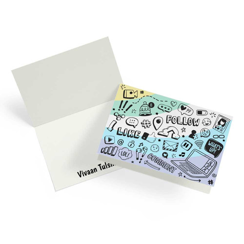 Doodle Fold Cards (Set of 20) | Studio PSD