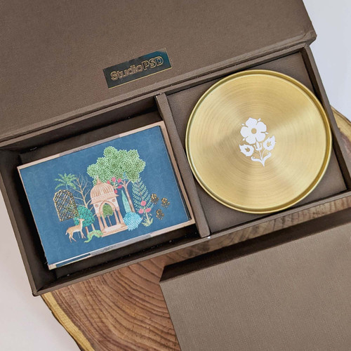 Pichwai Coaster Box | Studio PSD