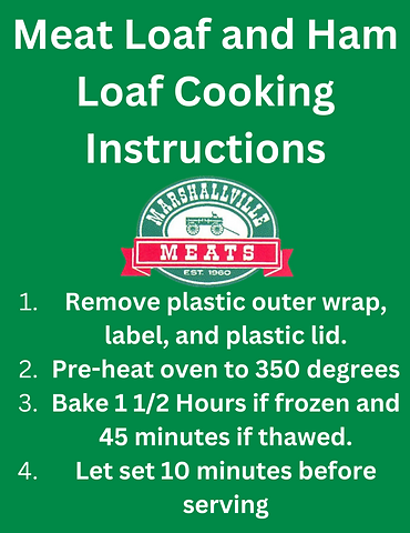 Recipes & Cooking Instructions | Marshallville Meats
