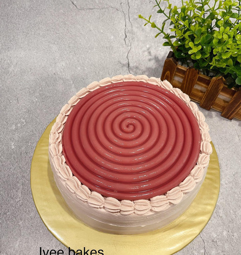 Rasberry yuzu cake | Ivee Bakes