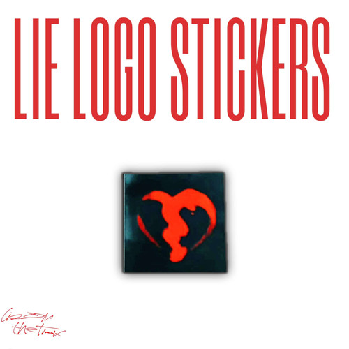 Lie Logo Stickers | Lie Official Merch