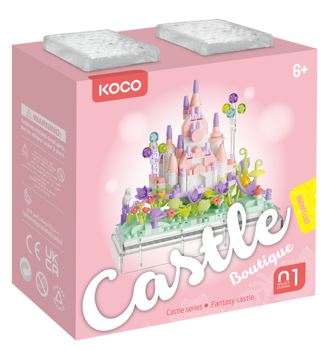 Koco Bricks Castle w/ Case Asst.,Micro Mini Building Bricks Set | 168 ...