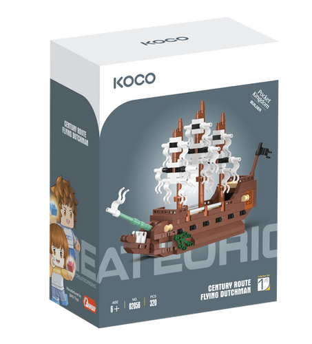 KOCO Bricks Century Route The Flying Dutchman-320pcs.,Building Bricks ...