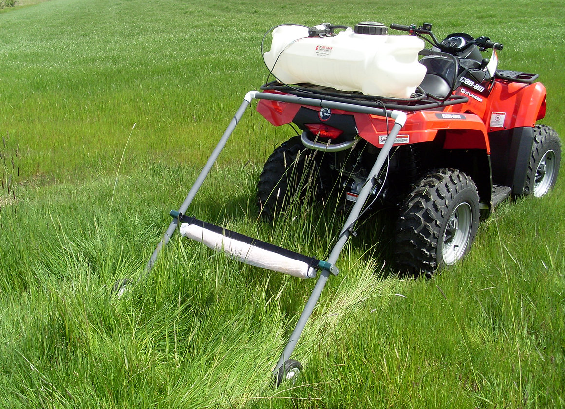 30" Hand Push Weed Wiper (WW30HP) | smucker-mfg