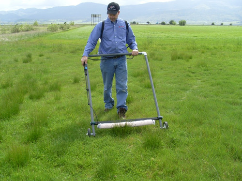 30" Hand Push Weed Wiper (WW30HP) | Smucker Mfg.