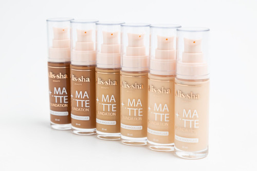 BASE LIQUIDA MATTE ALISSHA | Nube Rosa Tienda de Maquillaje