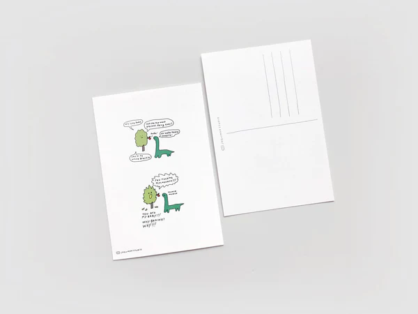 Joguman Studio｜Brachio Meets Apple 明信片 | Mille-Feuille Select