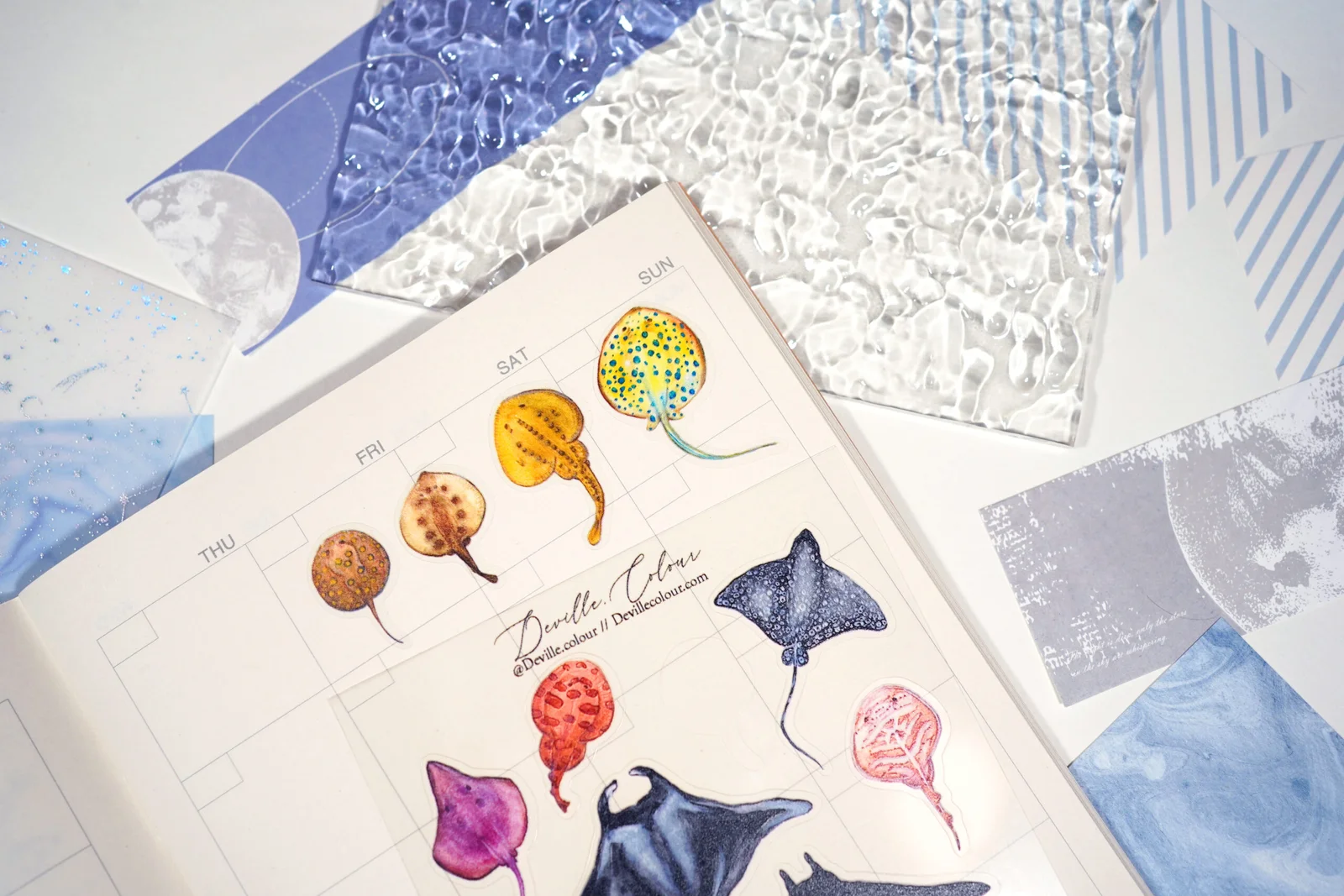 Deville Colour｜Manta Sticker Sheet | Mille-Feuille Select