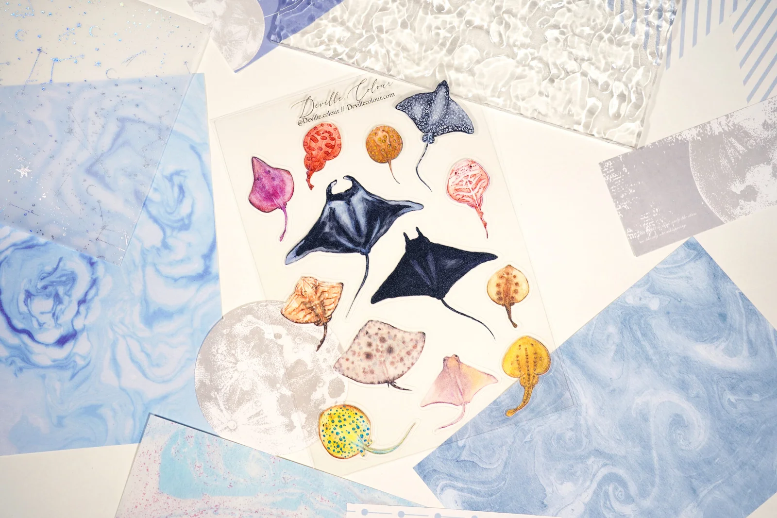 Deville Colour｜Manta Sticker Sheet | Mille-Feuille Select