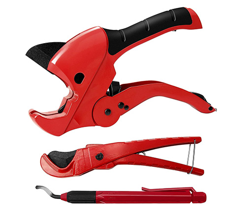 2pc Pipe and Tube Cutter Set, includes Deburring Tool