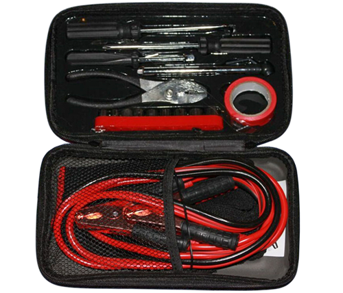 30pc Car Roadside Assistant Emergency Kit including 8ft Booster Cables ...