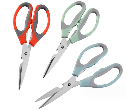 3pc 8" Titanium-Bonded Non-Stick Tension Adjustable Scissors