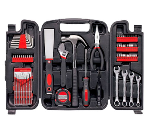 65pc Home DIY Hand Tool Kit Set including Combination Wrenches and Wide ...