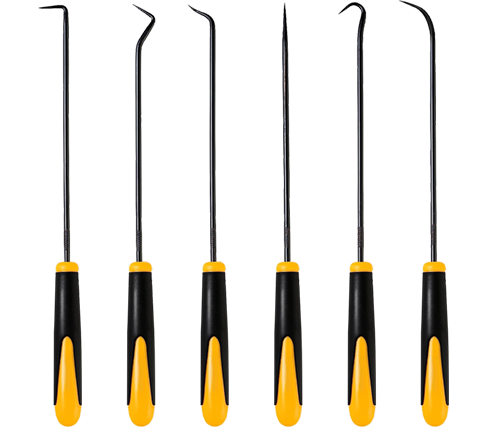 6pc 240mm Long-Reach Precision Pick & Hook Tool Set