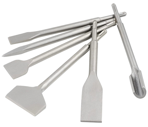 6pc Chisels with Hammer Drill SDS Plus Shanks for Tiles, Masonry ...