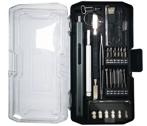 37pc 3.6V USB Precision Power Screwdriver Electronics Repair and ...