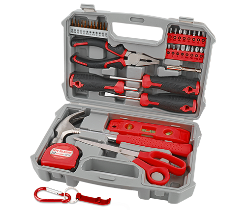 42pc Home DIY Hand Tool Kit Set including S2 Steel Precision Bits