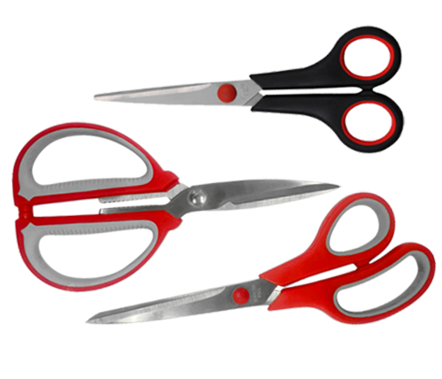 3pc Multi-Purpose Scissors Set includes Built-in Bottle opener, Can ...