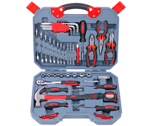77pc Auto Garage DIY Hand Tool Kit Set including Wrenches, Sockets and ...