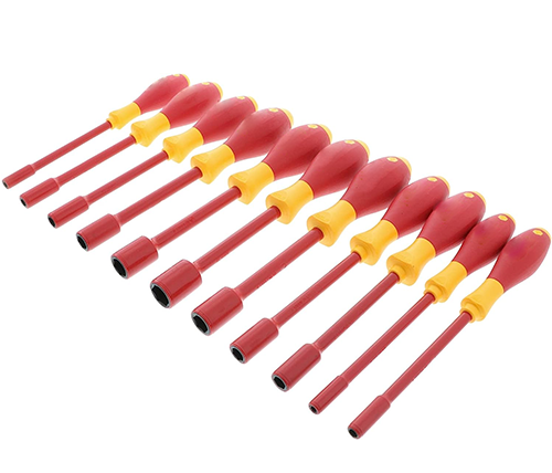 11pc 1000V VDE Insulated SAE Nut Driver Set