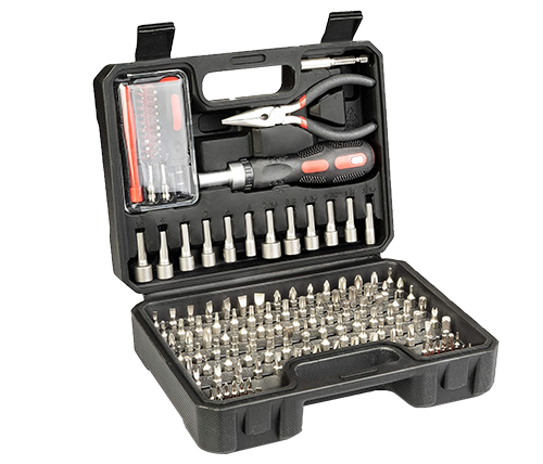 151pc Standard & Precision Bit Driver Set. Includes Ratcheting Handle ...