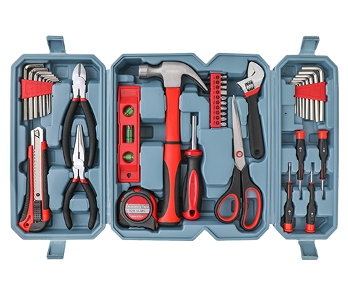 49pc Home DIY Hand Tool Kit including Precision Screwdrivers and Hex ...