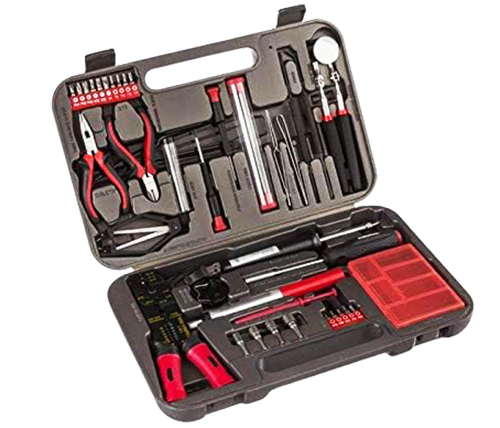 41pc Electronics and Soldering Iron Repair Tool Kit Set including Wire ...