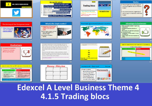 Edexcel A Level Business Theme 4 - 4.1.5 Trading blocs | Mr. Zee's ...