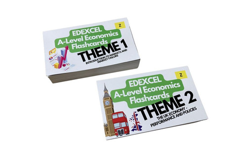 Edexcel A Level Economics Flashcards - Theme 1 and 2 | Mr. Zee's Resources