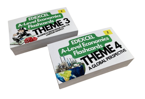 Edexcel A Level Economics Flashcards - Theme 3 and 4 | Mr. Zee's Resources