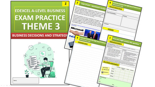 Edexcel A Level Business Theme 3 Exam Practice (Interactive Book) | Mr ...