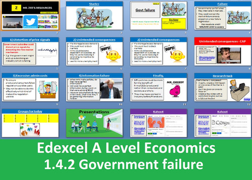 1.4.2 Government failure - Theme 1 Edexcel A Level Economics | Mr. Zee ...