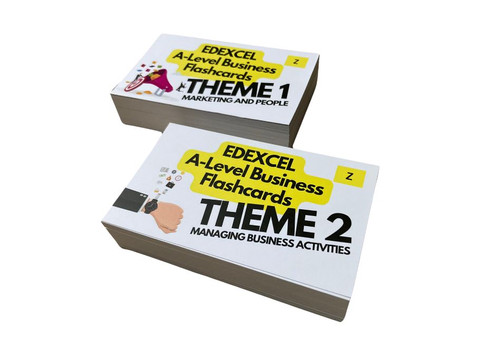 Edexcel A Level Business Flashcards - Theme 1 and 2 | Mr. Zee's Resources
