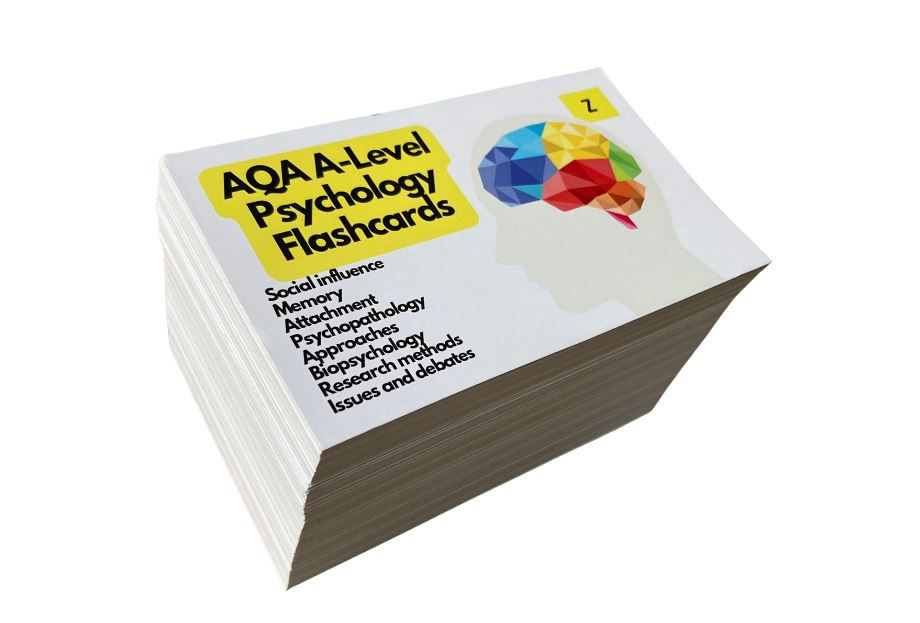 AQA A Level Psychology Flashcards (Core topics) | Mr. Zee's Resources