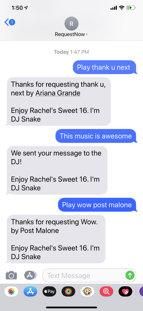 REQUEST NOW...a NEW fun and interactive way for DJs to take song reque