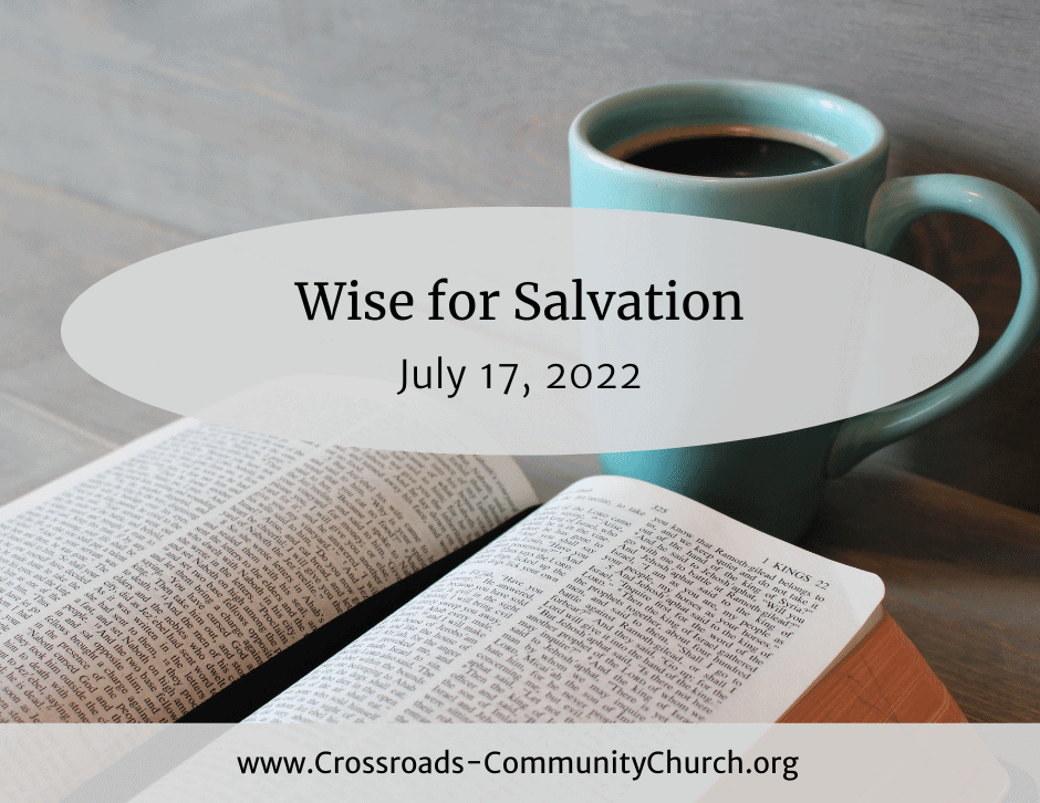 2 Timothy: Wise for Salvation