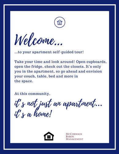 Self-Guided Tour Introduction Sign | joneswebsite