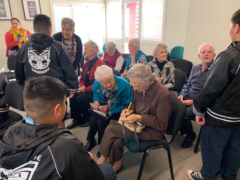 Generations connect at Hillary House