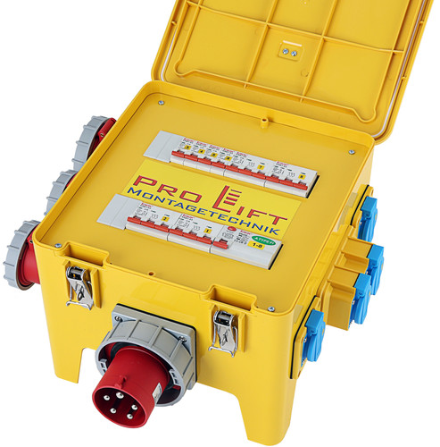 Baustromverteiler 63A Stromverteiler tragbar 1x63A, 2x32A, 2x16A ...